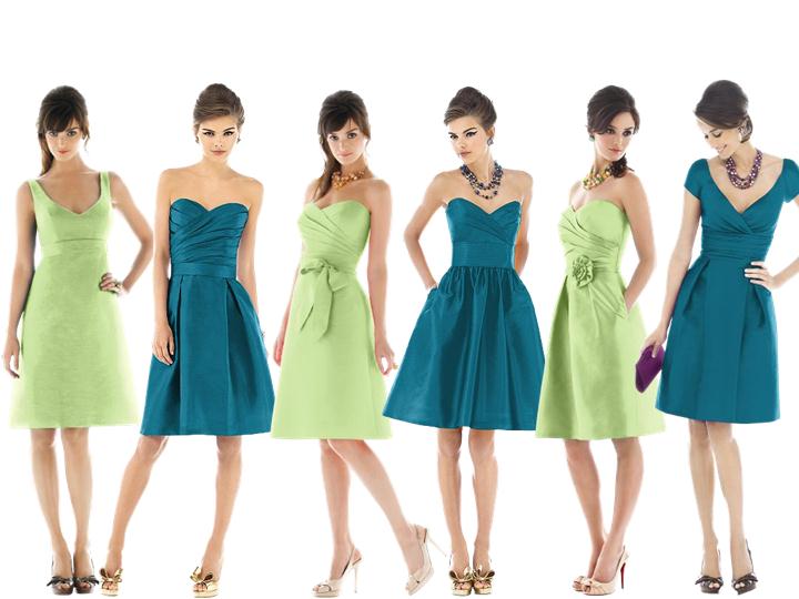 Dress/Color Options : PANTONE WEDDING Styleboard | The Dessy Group