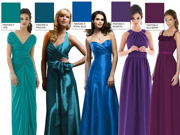 Option 1 : PANTONE WEDDING Styleboard | The Dessy Group